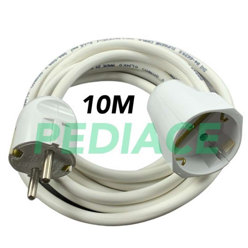 Promo 100% Produk Ori Kabel Supreme Extension 3x1,5mm Colokan Male To ...