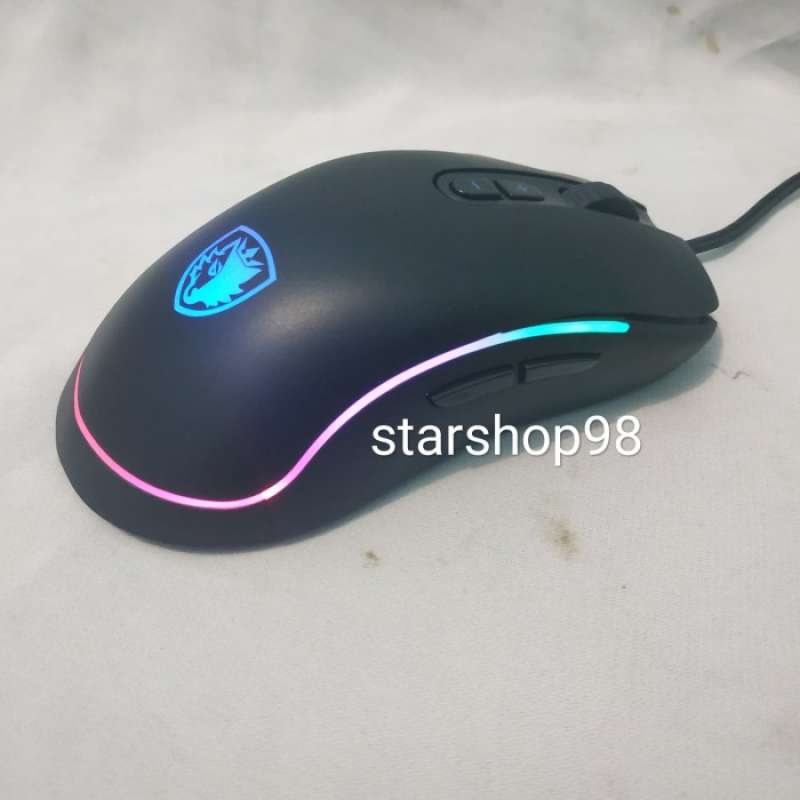Promo 100% Produk Ori Sades Revolver Rgb Gaming Mouse Diskon 23% Di ...