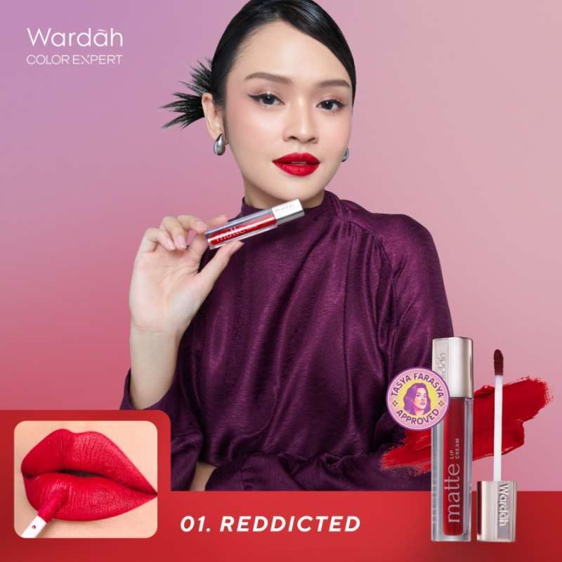 Promo Wardah Matte Lip Cream - Warna Intense Dan Tahan Lama - 01 Diskon ...