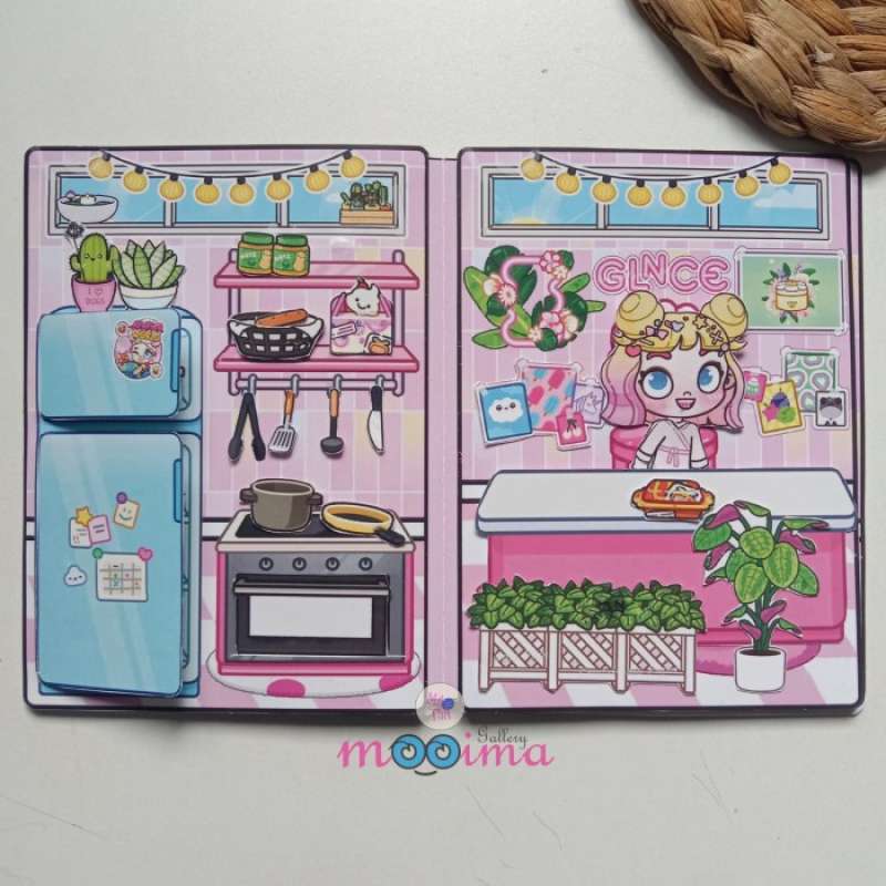 Jual Mainan Viral Quiet Book Paper Doll Avatar Neon - Sdh Jd Buku Di ...