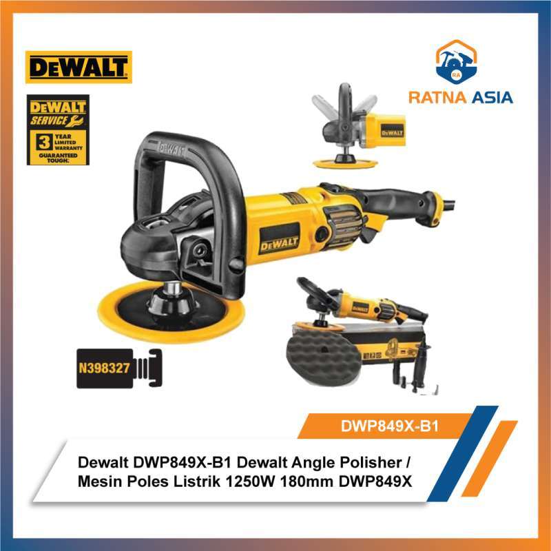 Jual Dewalt Dwp849x-b1 Angle Polisher Mesin Poles 1250w 180mm Dwp849x ...