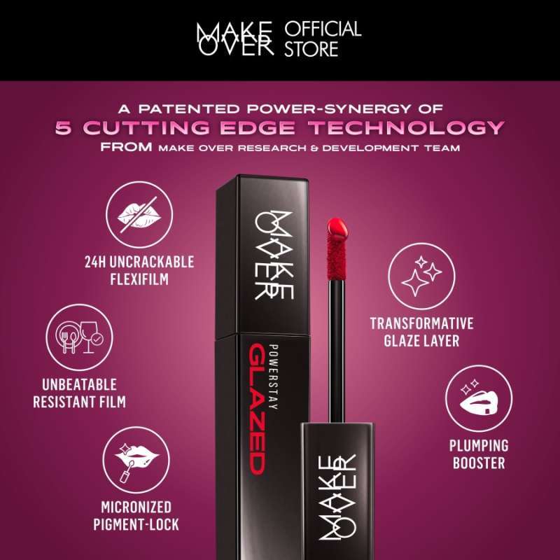 Jual Make Over Powerstay Glazed Lock Lip Pigment Di Seller Surya Tokoku ...