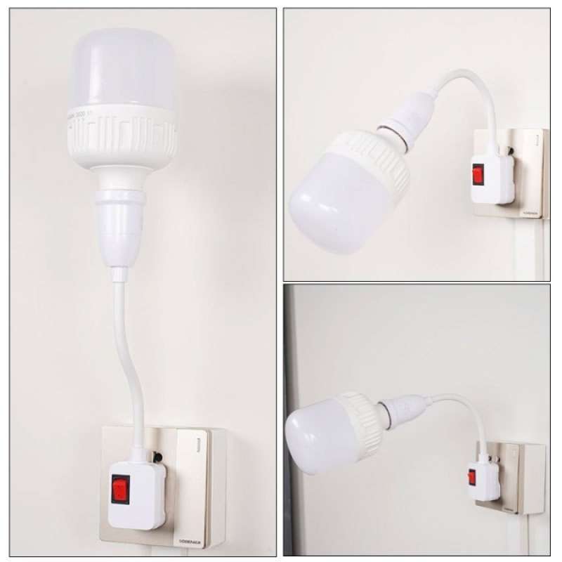 Promo Fitting Lampu Colok Flexible On/off Fitting Lampu Fleksibel ...