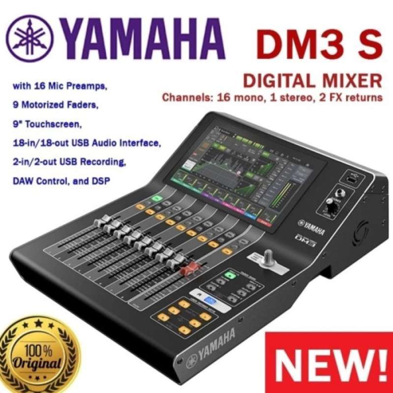 Promo Mixer Digital Yamaha Dm3 S, Digital Mixer Yamaha Dm3 S, Original..!!! Diskon 1% Di Seller ...