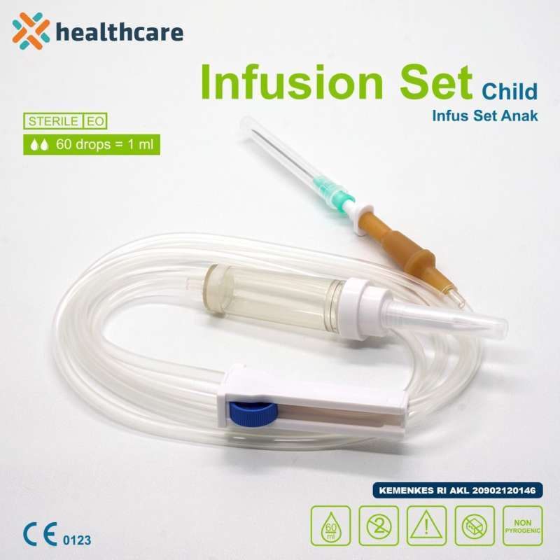 Promo Onehealth Infusion Set Child (infus Set Anak) Diskon 5% Di Seller ...