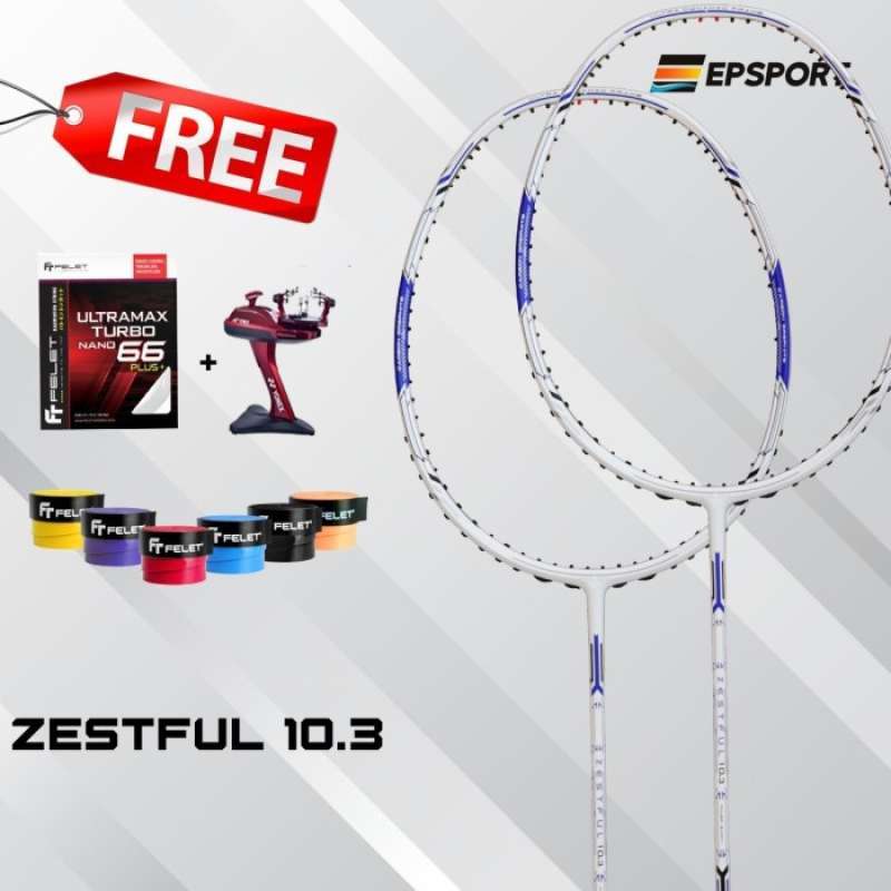 Jual Raket Badminton Felet Zestful 100%original - Zestful 10.2 Di ...