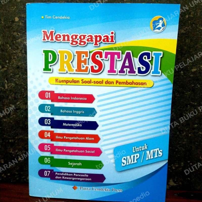 Jual Buku Kumpulan Soal Ujian Sekolah Smp / Mts Menggapai Prestasi Di ...