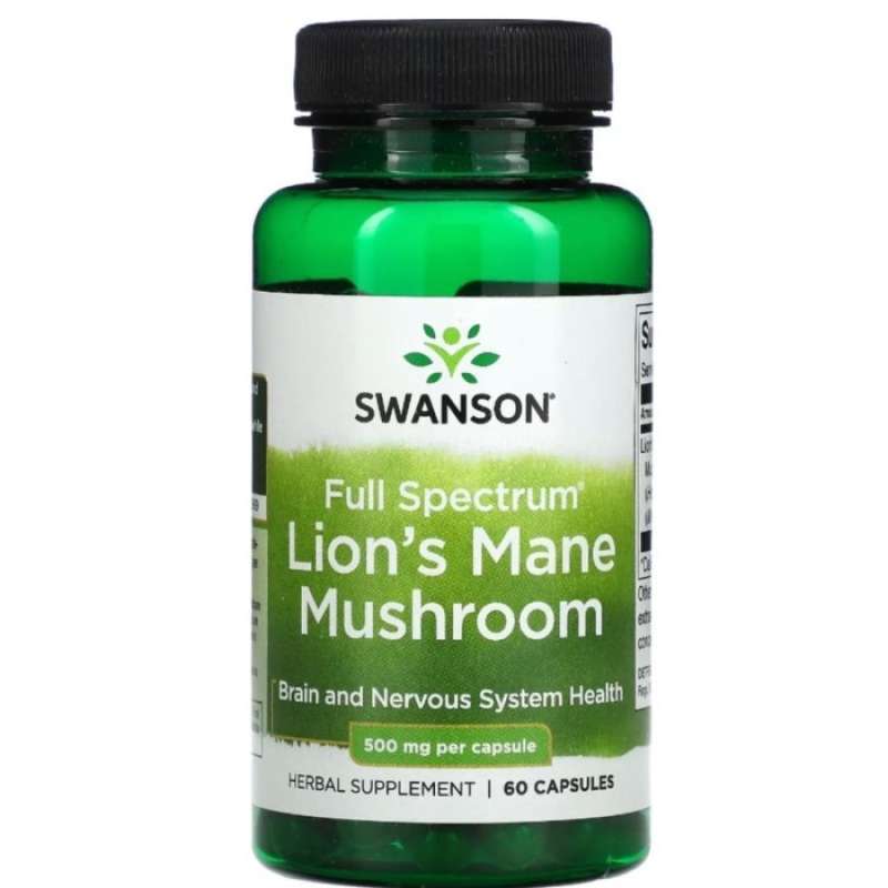 Promo Lions Mane Powder - Lion Mane Mushroom 500 Mg 60 Capsules Diskon ...