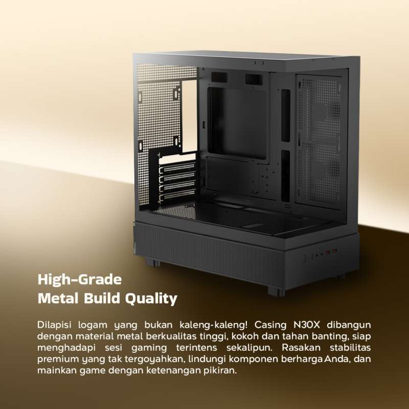 Jual Casing Pc Digital Alliance N30x M-atx Itx Middle Tower Case ...