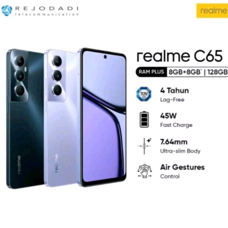 Jual Realme C65 Lte [8/128gb] -garansi Resmi Realme Indonesia Di Seller Rejodadi Gadget Official ...