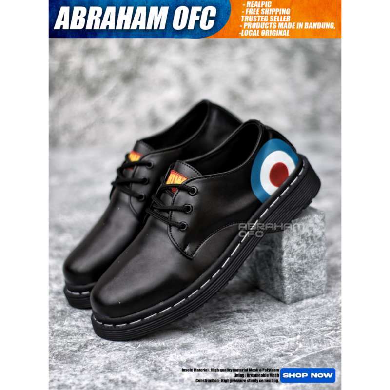 Promo Sepatu Pantofel Docmart Pria Formal Hitam Diskon 29% Di Seller Nz ...
