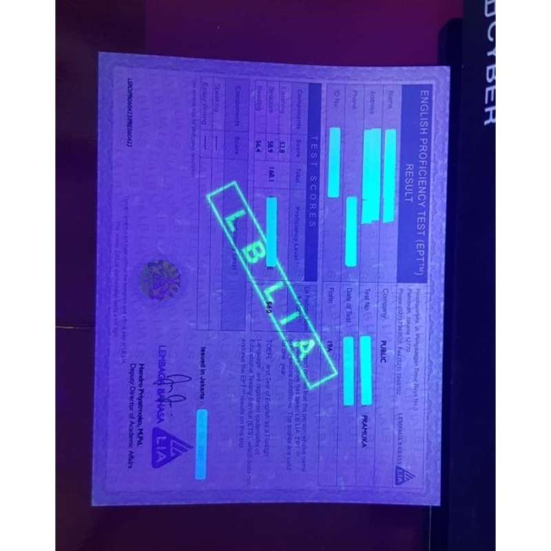 Jual Ept English Proficiency Toefl Sertifikat Termurah Lia Toefl Di ...
