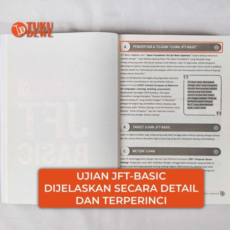 Jual Buku Bahasa Jepang Uji Kompetensi Modul Praktis Jft Basic A2 Di Seller Noelle - Cengkareng ...