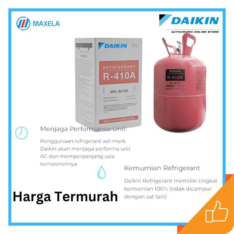 Promo Refrigerant Daikin R410a Isi 10 Kg Diskon 5% Di Seller Kaniarts Market - Cengkareng Barat ...
