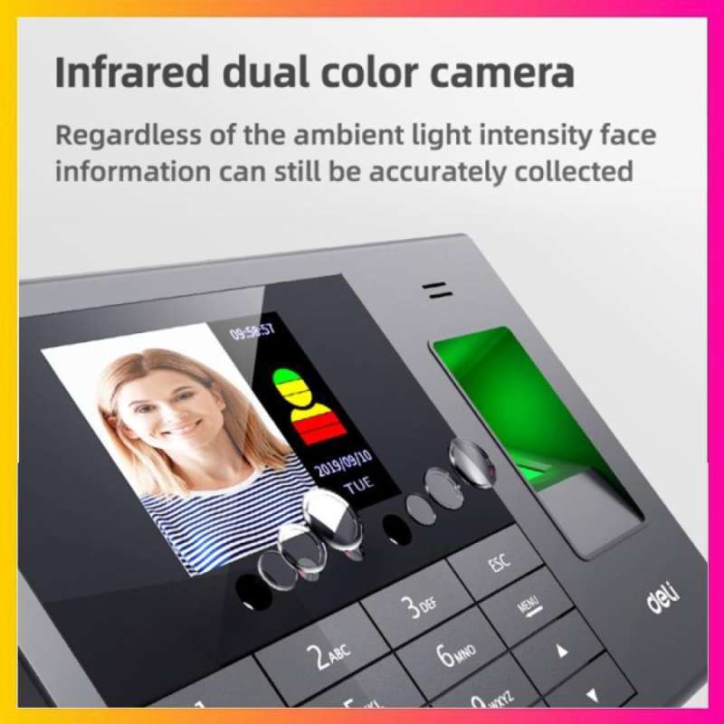 Jual Deli Face Recognition Attendance Machine E3765 Di Seller Taraje ...