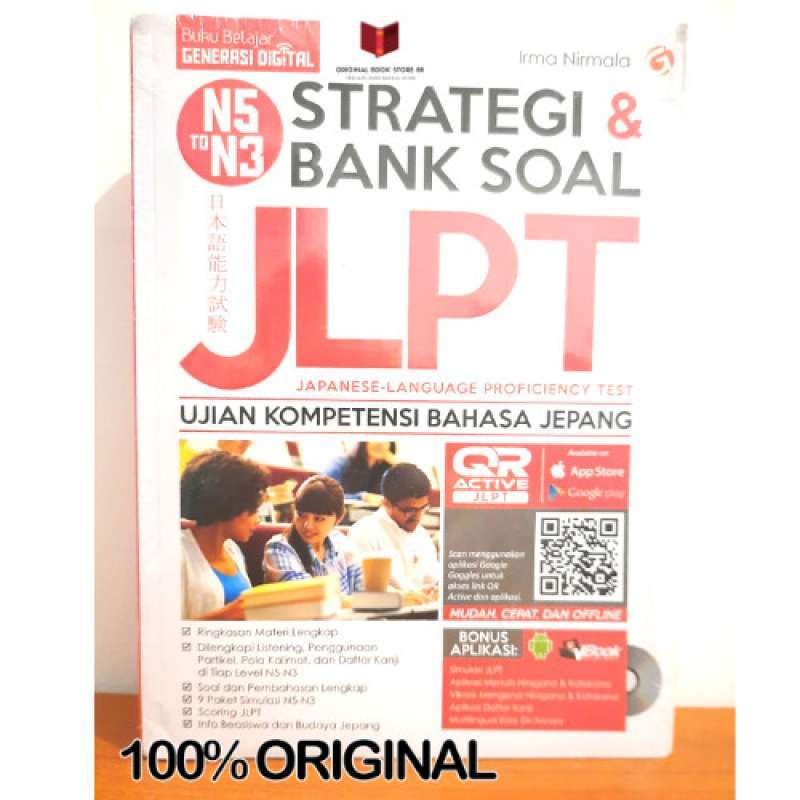 Jual Buku Strategi Dan Bank Soal Jlpt N5 N4 N3 Bahasa Jepang Original Segel Di Seller Hachi ...