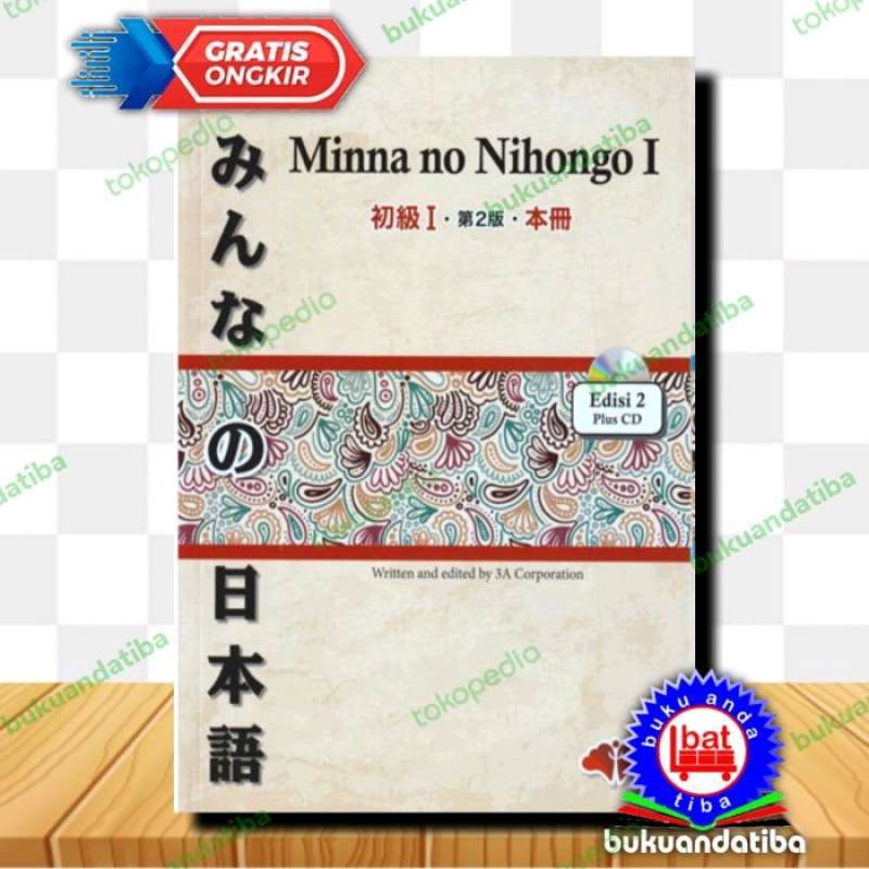 Jual Buku Bahasa Jepang Minna No Nihongo Shokyu 1 Edisi 2 + Cd Di Seller Hachi - Cengkareng ...