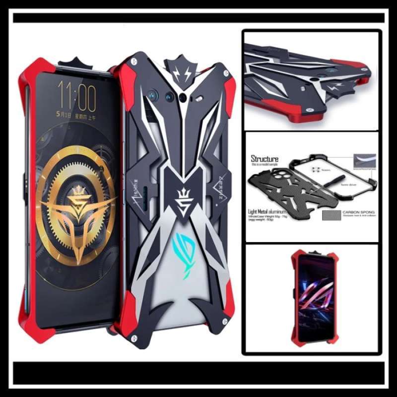 Promo Asus Rog Phone 7 / Ultimate Zimon Bumper Original Case Metal ...