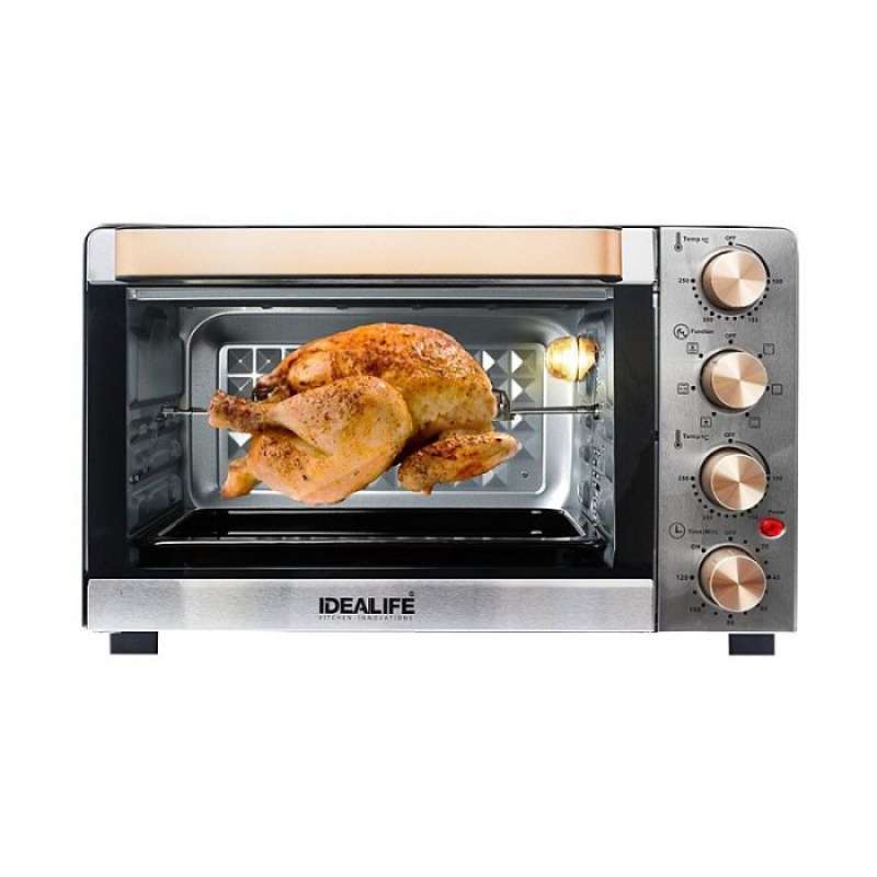 Promo Oven Listrik Pemanggang Roti Grill Kue Low Watt Idealife Il335 ...