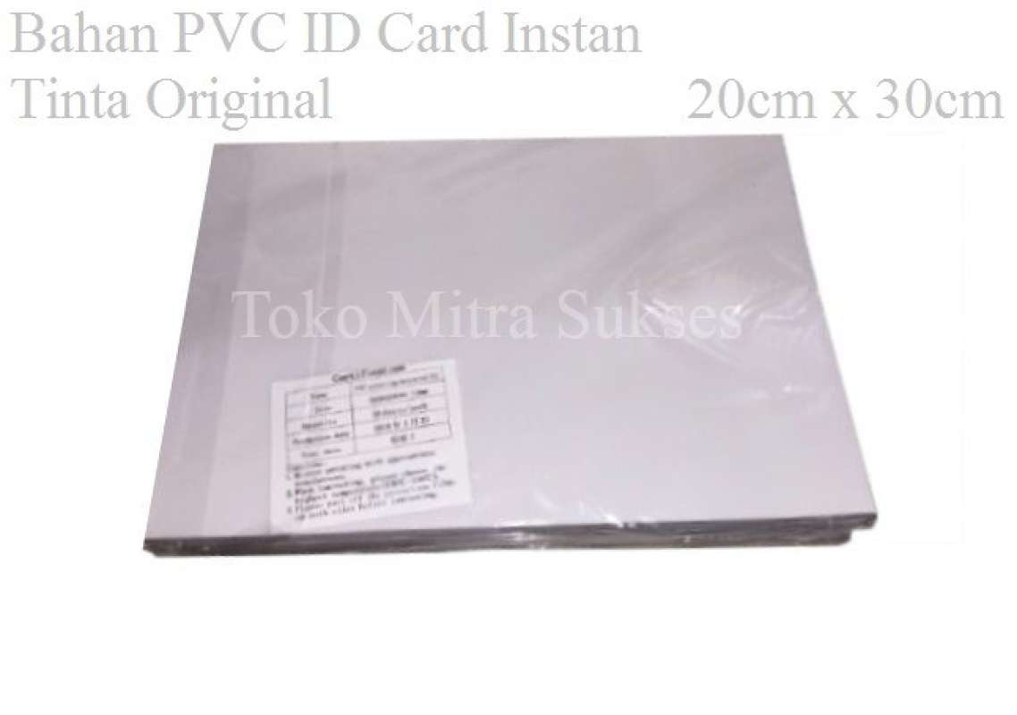 Promo Bahan Pvc Id Card Instan Diskon 17% Di Seller Kaniarts Market ...