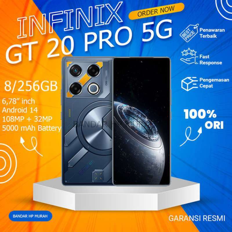 Jual Infinix Gt 20 Pro 5g Nfc Up To 24gb Extended Ram Dimensity 8200 Ultimate Amoled Fhd+ 144hz ...