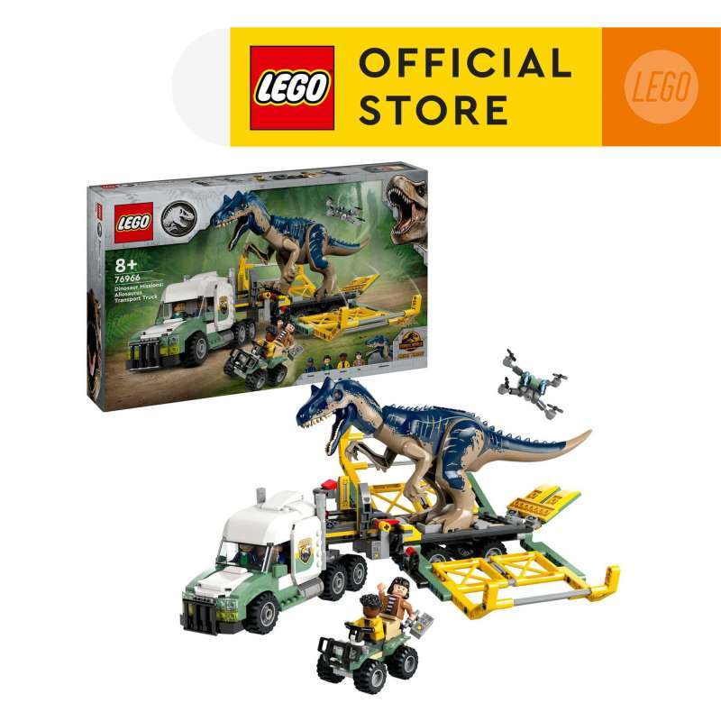 Jual Lego Jurassic World 76966 Dinosaur Missions: Allosaurus Transport ...