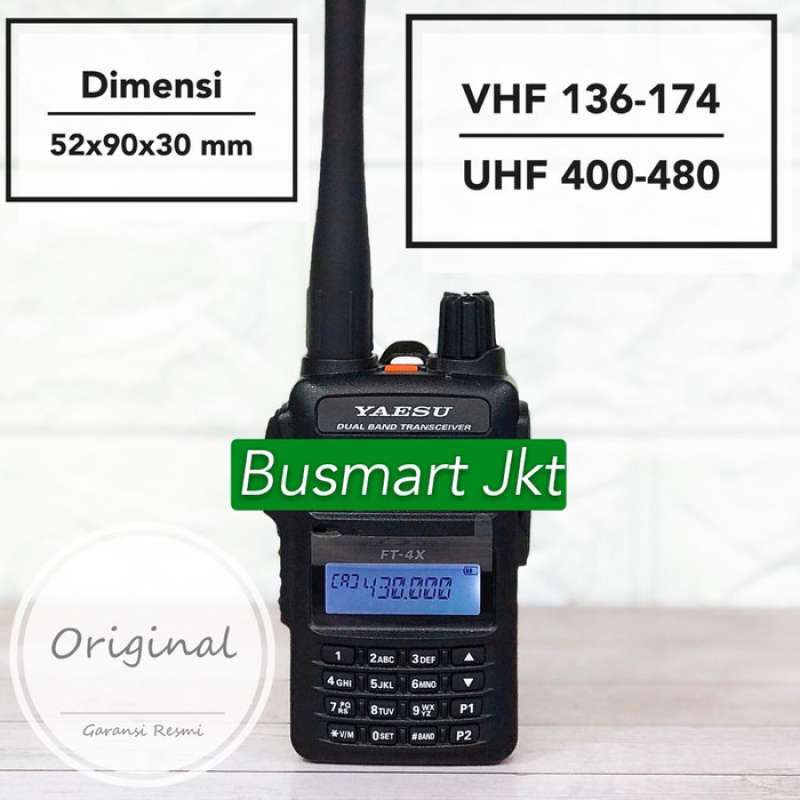 Promo Radio Ht Yaesu Ft 4xgaransi Resmi Diskon 6% Di Seller Kaniarts ...