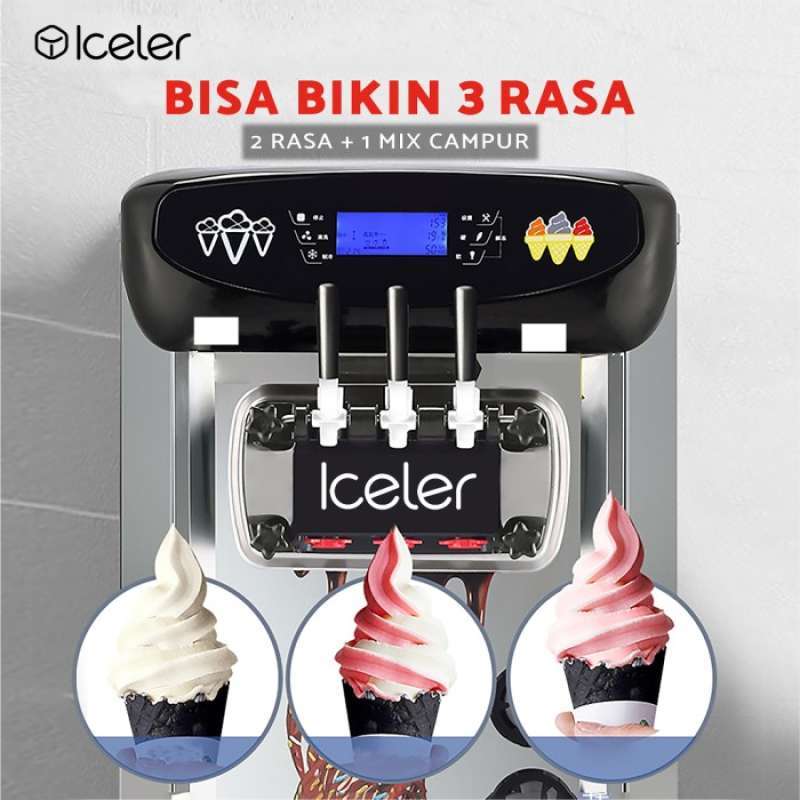 Jual Mesin Soft Es Krim Iceler 3 Tuas Countertop & Standing Innovate ...