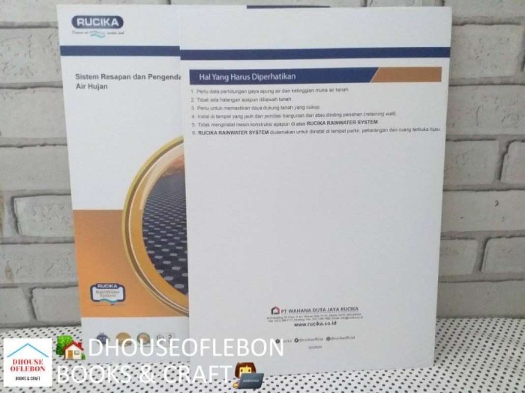 Jual Katalog Rucika Rain Water System Di Seller Shin Store - Cengkareng ...
