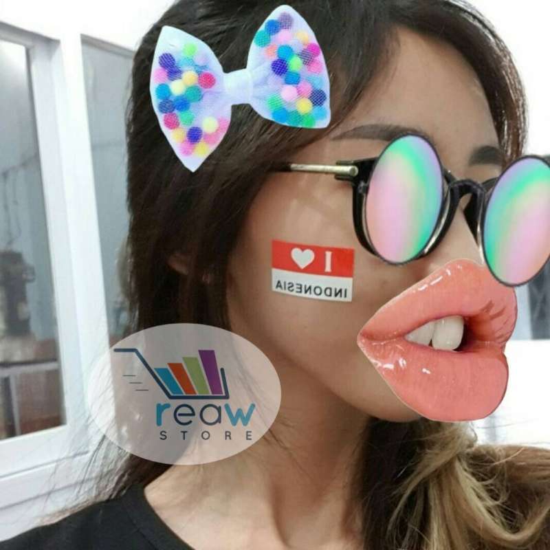 Jual Sticker Tipe 2 Stiker Pipi Muka Tangan Bendera Merah Putih I Love ...