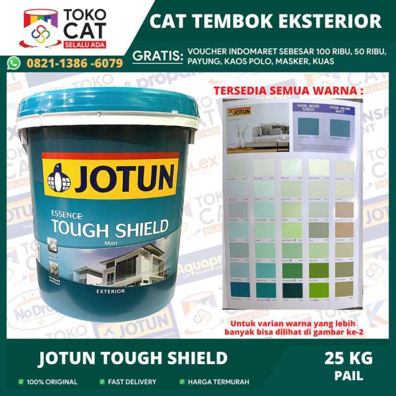 Promo Cat Tembok Eksterior Jotun Toughshield Warna Putih Chi 25kg Pail Diskon 50% Di Seller Han4 ...