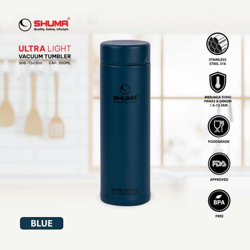 Jual Shuma S/s 316 Ultra Light Vacuum Tumbler 300 Ml - Blue Di Seller Shin Store - Cengkareng ...