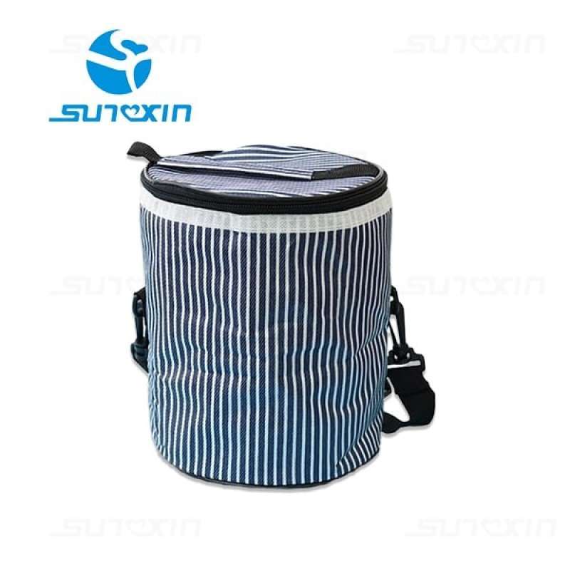 Jual Tas Kotak Bekal Rantang 3 Susun Model Bulat Tas Bekal Lauch Bag Di ...