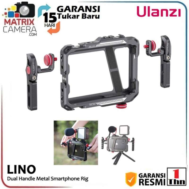 Promo Ulanzi Lino Dual Handle Metal Smartphone Rig Diskon 23% Di Seller Indah Purnama Tech ...