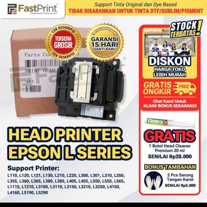 Promo Head Printer Epson L1110 L3110 L3150 L4150 L4160 L5190 Diskon 33% ...