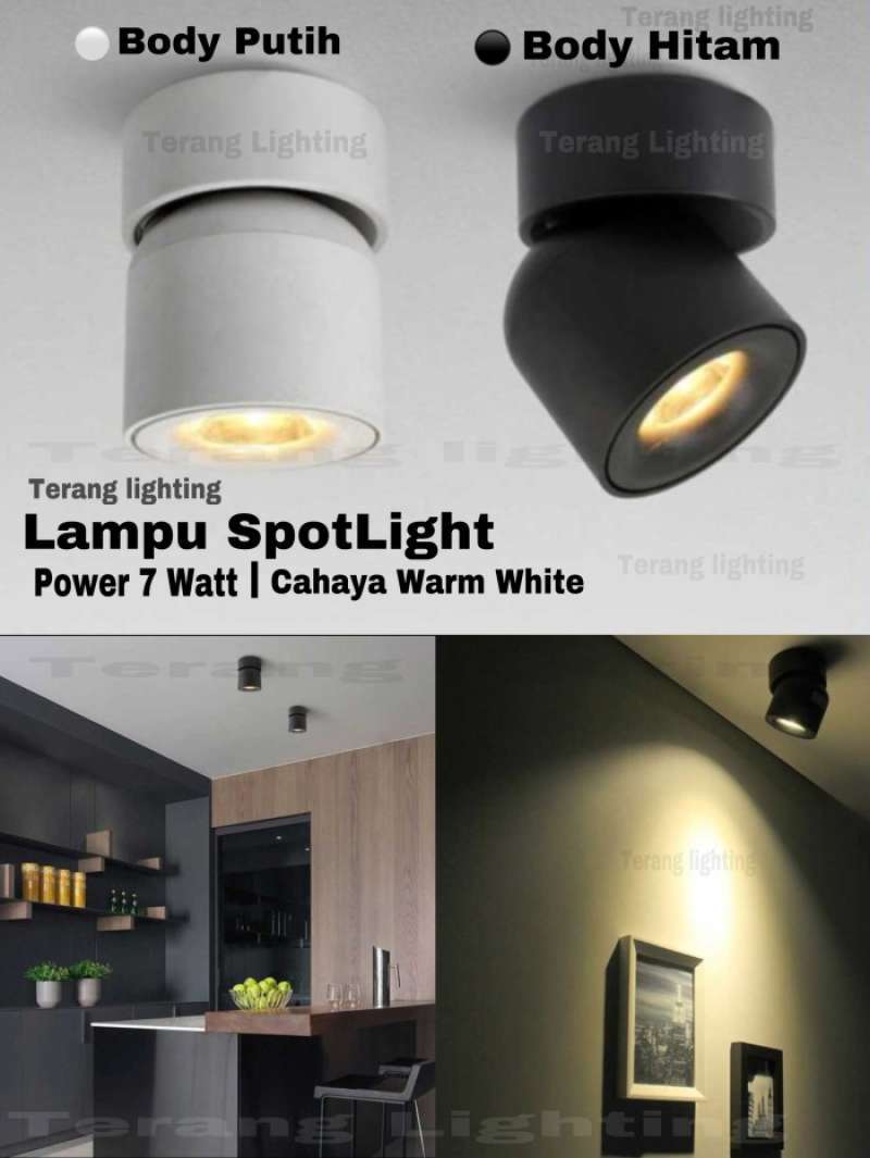 Promo Lampu Spotlight Downlight Led Hiro 360 - Sorot Outbow 7 Wat Warm White Diskon 33% Di ...