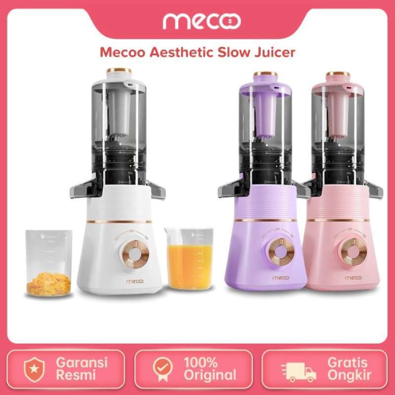 Jual Mecoo Slow Juicer Blender Buah Mecco Tanpa Ampas Low Watt Juser ...