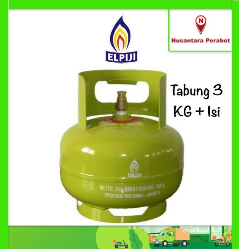 Jual Tabung Gas Elpiji 3 Kg Dengan Isi Di Seller Shin Store ...