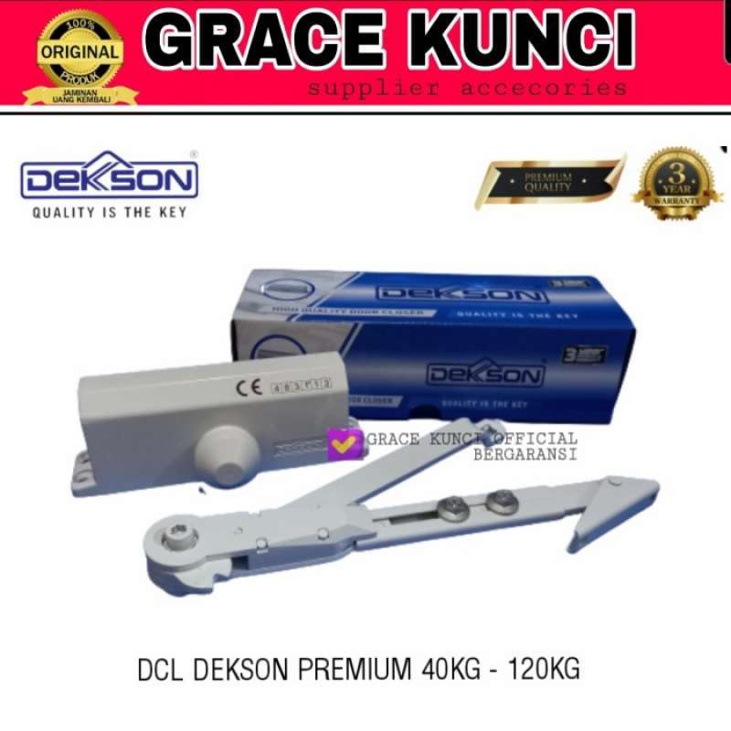 Promo 100% Produk Ori Door Closer Dekson Deluxe Original 300 (ho) Wh ...