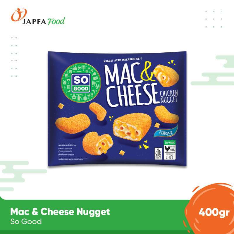 Promo So Good Mac And Cheese Nugget 400gr Diskon 21% Di Seller Japfa ...