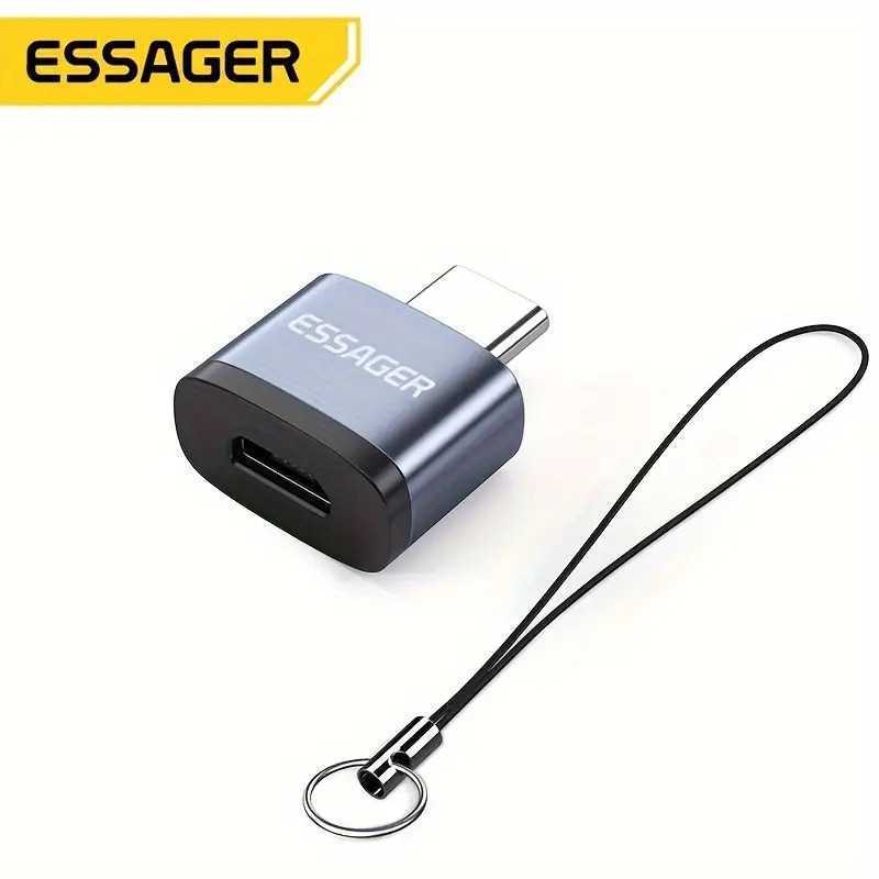 Jual Essager Otg Micro Usb To Type C Adapter Converter Fast Charging 2 ...