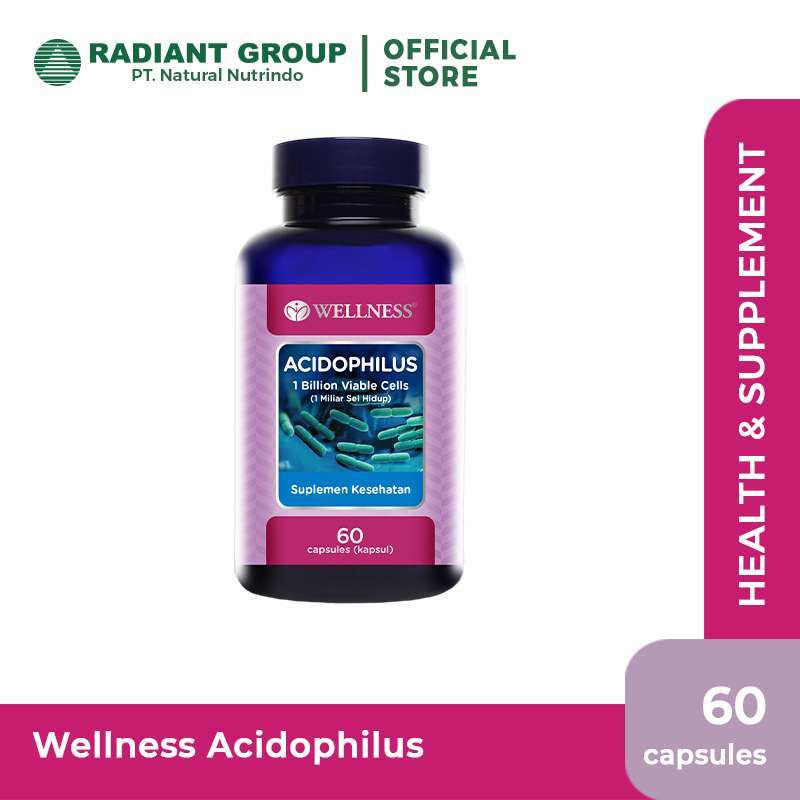 Promo Wellness Acidophilus - 60 Capsules Diskon 20% Di Seller Natural ...