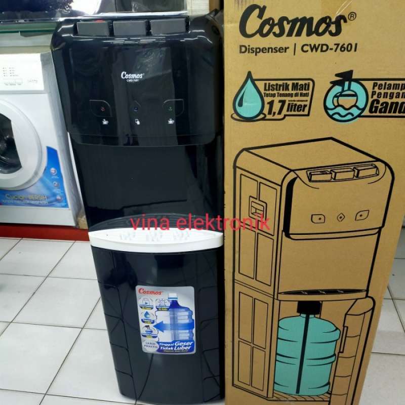Jual Dispenser Galon Bawah Cosmos Cwd 7601 Panas Dingin Normal 3 Kran ...