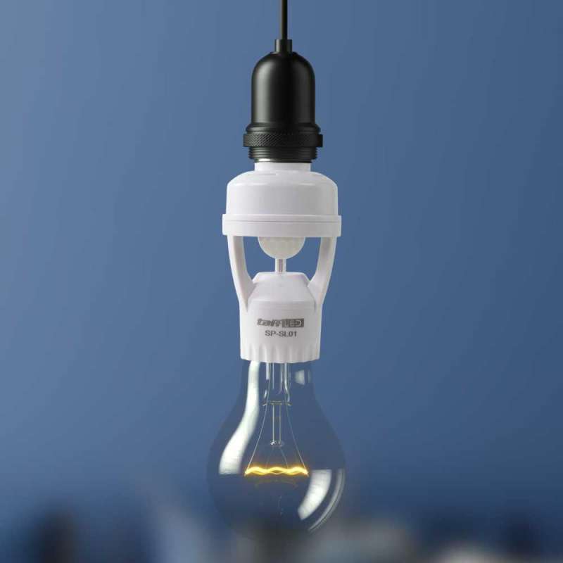 Jual Fitting Lampu Bohlam Pir Sensor 2000 Lux 240v 60w E27 Sp-sl01 ...