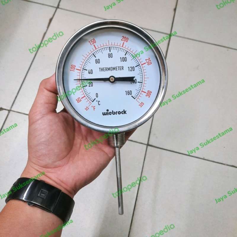 Promo Baru Thermometer / Termometer Raket Stainless Steel 4 Inch 160 ...