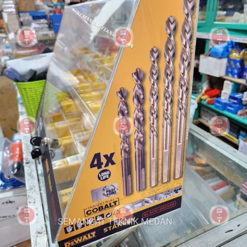 Jual 8mm Mata Bor Besi Hss-g Metal Drill Bits 8 Mm Dewalt Dt50484-xj Di ...