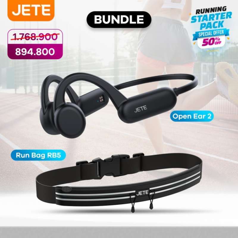 Promo Jete Running Starterpack Jete Open Ear 2 Bluetooth Bunldle Rb5 ...