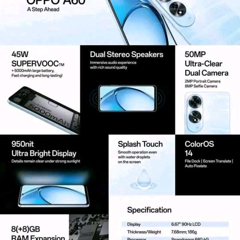 Jual Oppo A60 Ram 8/256gb Di Seller Era 2000 Official Store - Era 2000 ...