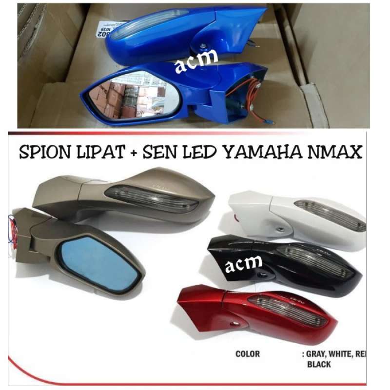 Promo Spion Lipat + Sen Led Yamaha Nmax - Spion Body Nmax Diskon 23% Di ...