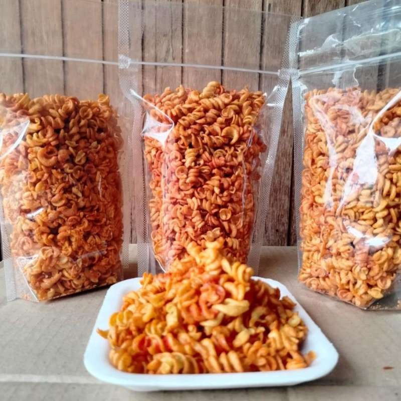 Jual Makaroni Spiral Pedas//makaroni Uril Uk 200g Di Seller Alanza ...